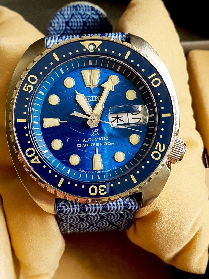 Seiko Prospex King Turtle 'Save the Ocean' SBDY047, Men's Fashion ...