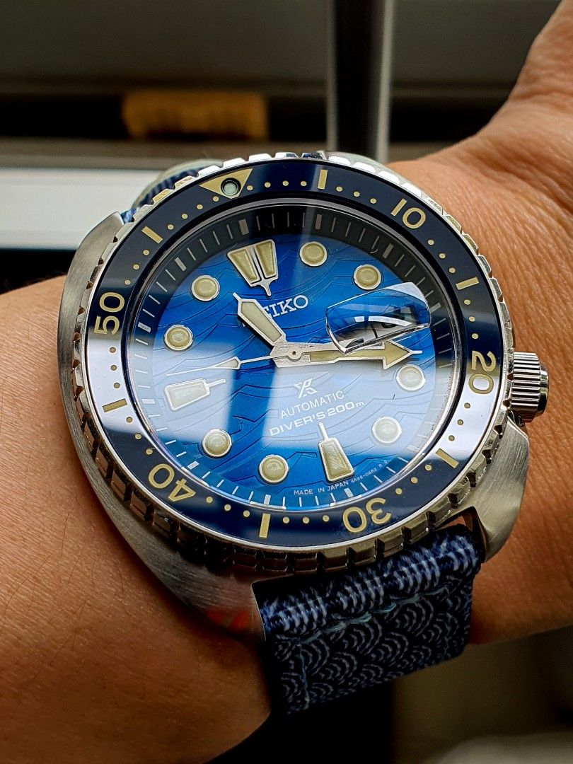 Seiko Prospex King Turtle 'Save the Ocean' SBDY047, Men's Fashion ...
