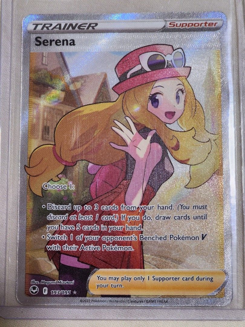 Serena full art trainer, Hobbies & Toys, Toys & Games on Carousell
