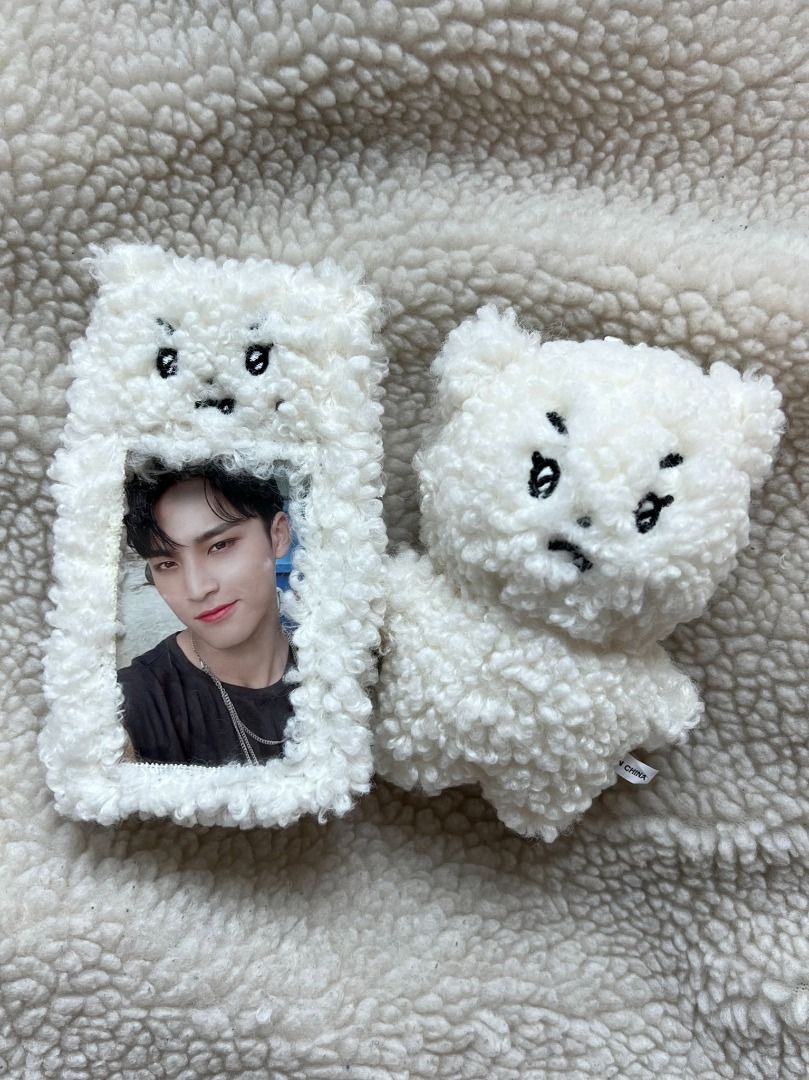 Seventeen SVT Mingyu Babtongi 10cm White Rice Bear Doll by @babtongi ...