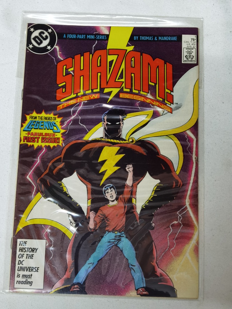 SHAZAM! The New Beginning (1987) issue 1, Hobbies & Toys, Books ...