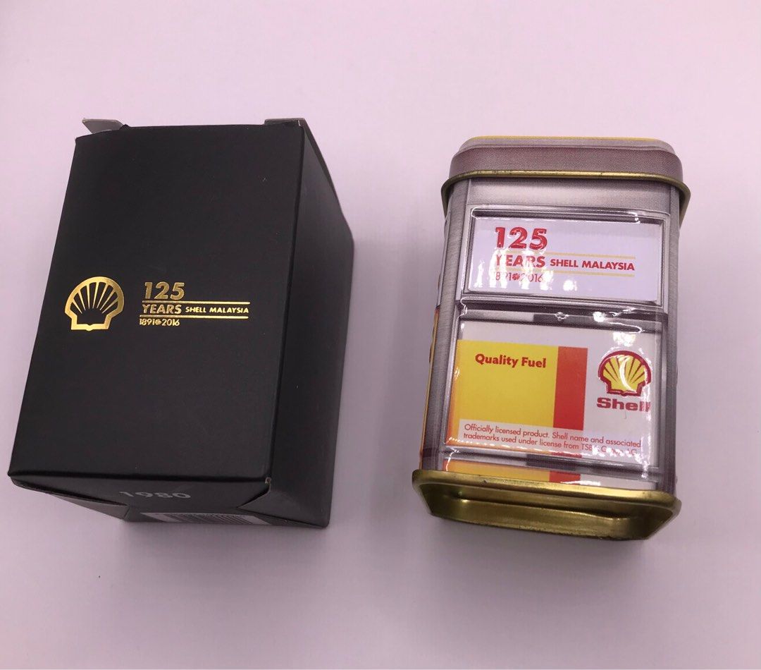 Shell 125years mini tin, Hobbies & Toys, Collectibles & Memorabilia ...