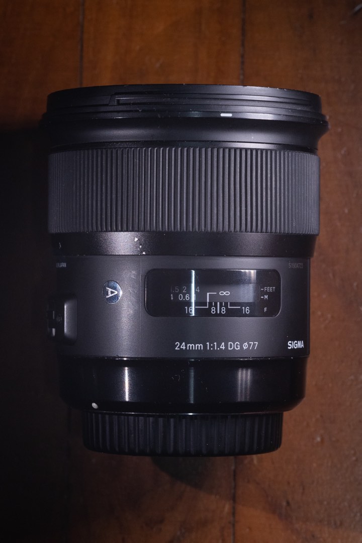 Sigma 24mm F1.4 Art Lens Canon EF Mount, Photography, Lens & Kits on ...