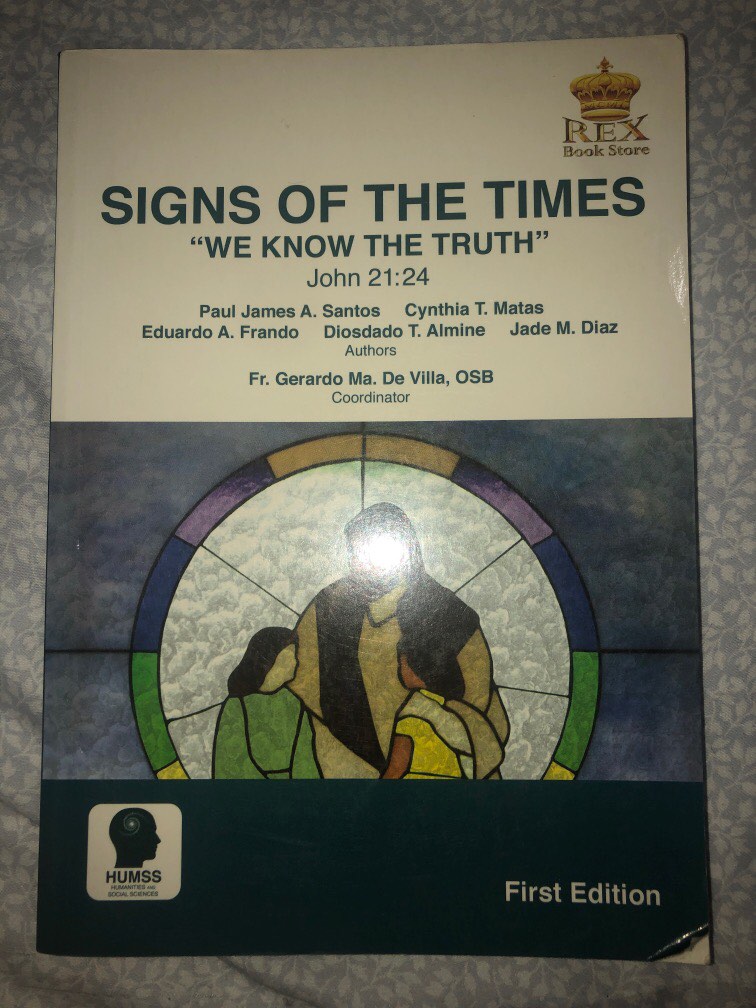 Signs of the Times "We Know the Truth" School Textbook, Hobbies & Toys ...