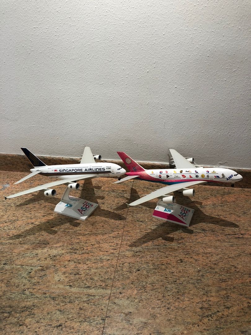 Singapore Airlines / ASA A380 Aeroplane Model, Hobbies & Toys ...