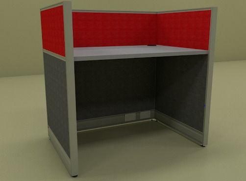 Single cubicle office partition, Furniture & Home Living, Office ...