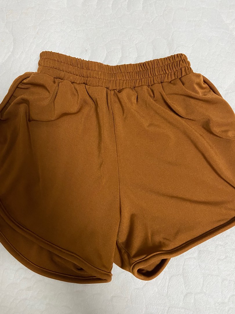 Skimpy shorts camel color, Women's Fashion, Bottoms, Shorts on Carousell