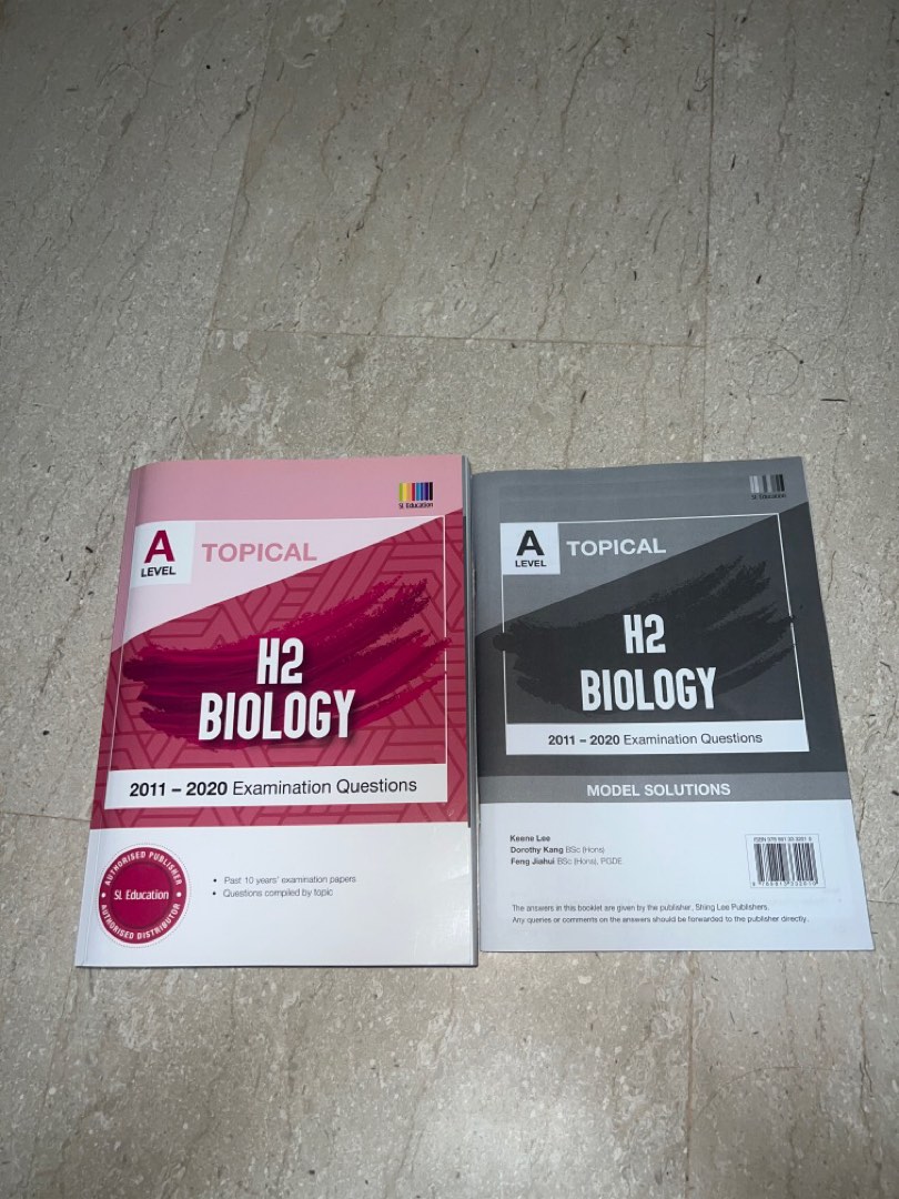 SL EDUCATION H2 BIOLOGY TOPICAL QUESTIONS, Hobbies & Toys, Books ...