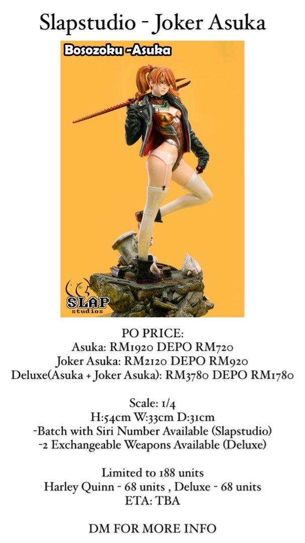 Slapstudio - Joker Asuka, Hobbies & Toys, Toys & Games on Carousell
