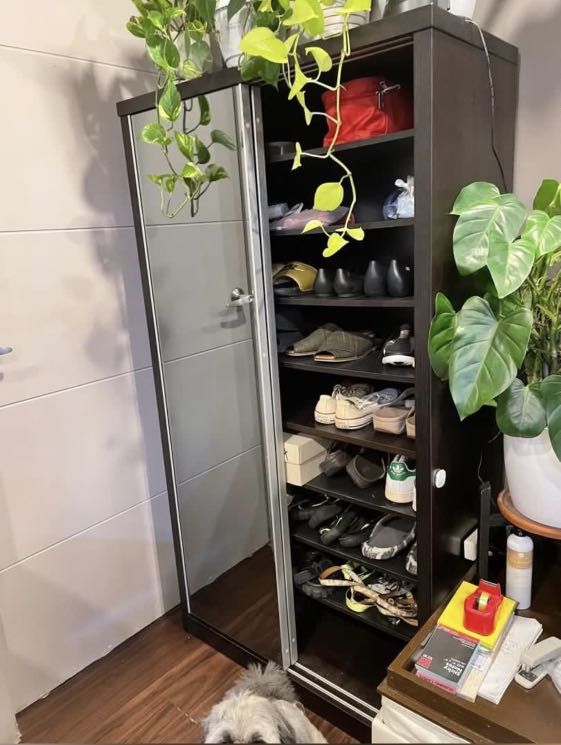 Sliding door shoe rack, Furniture & Home Living, Furniture, Shelves ...