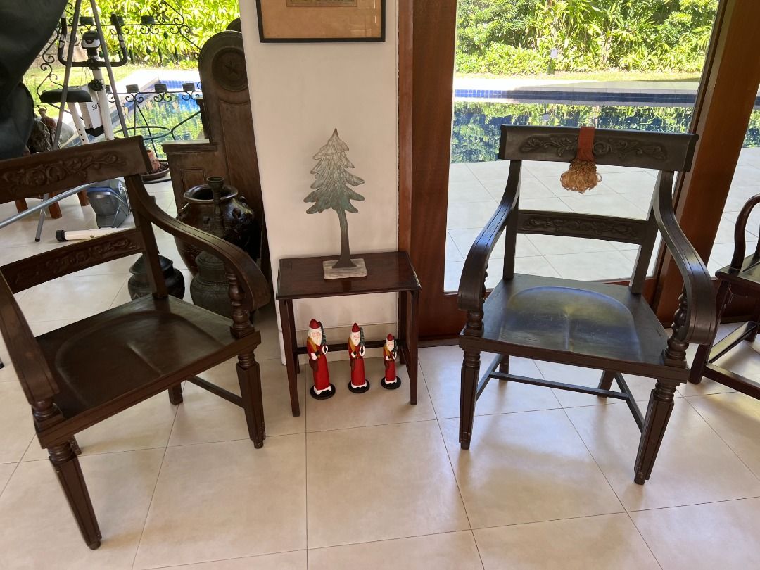 SOLID NARRA WOOD CHAIRS Designed by Architect Willie Fernandez ...