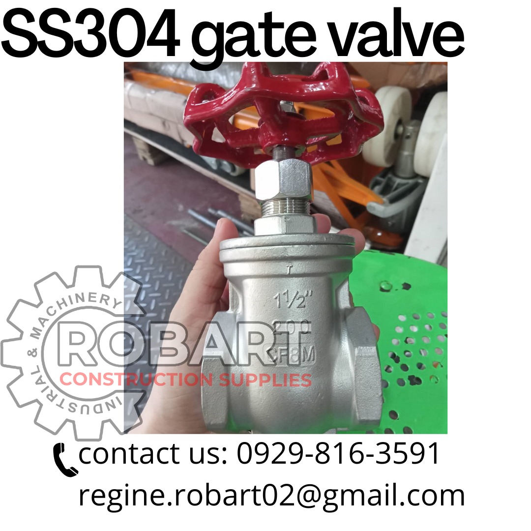 SS 304 gate valve, Commercial & Industrial, Construction Tools ...