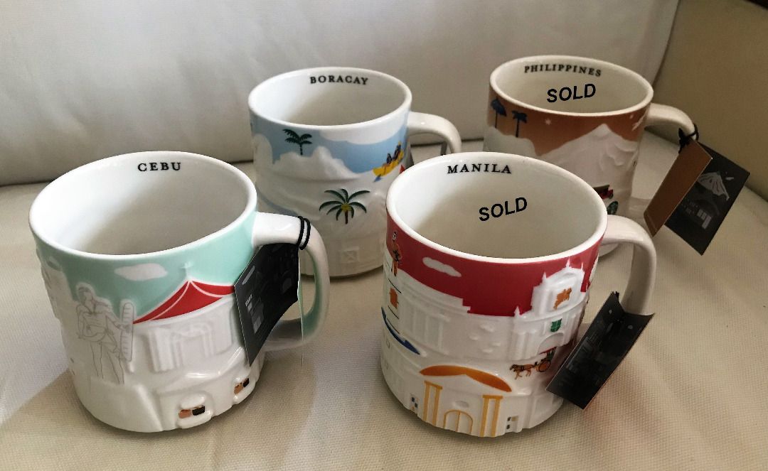 Starbucks Relief Mugs, Furniture & Home Living, Kitchenware & Tableware ...