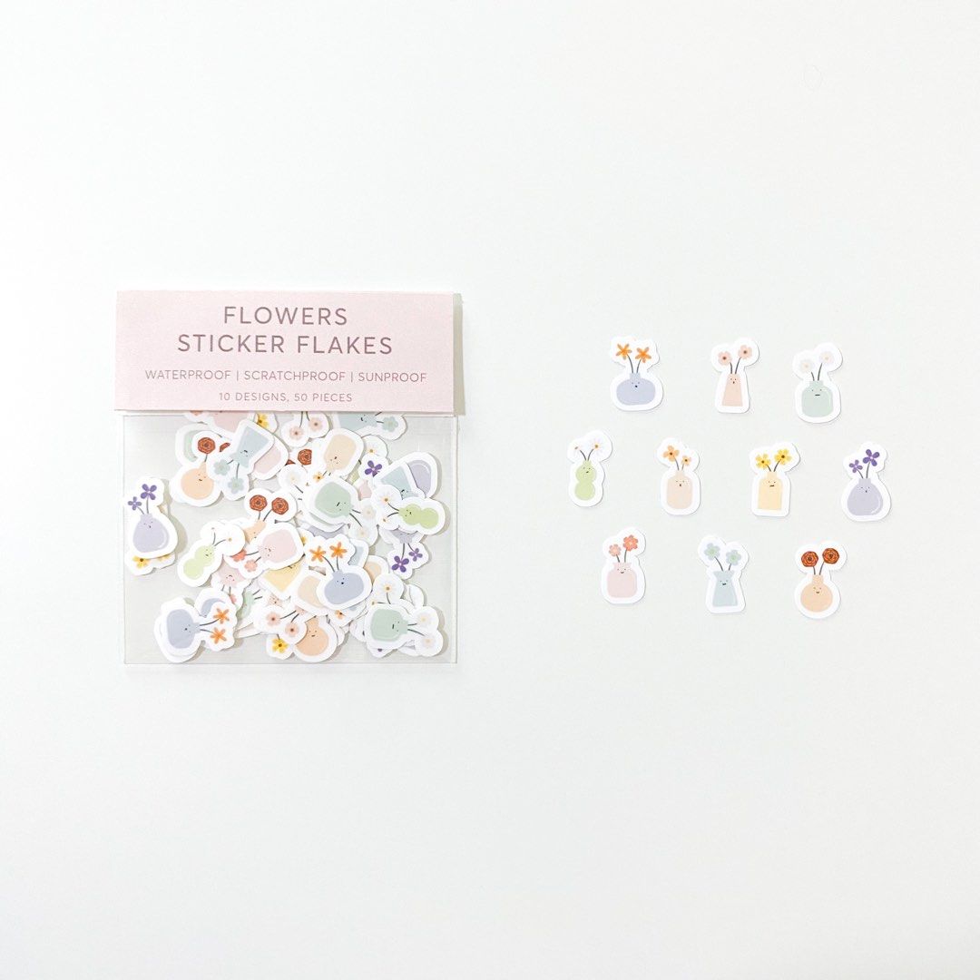 Sticker flakes bundle, Hobbies & Toys, Stationery & Craft, Stationery ...