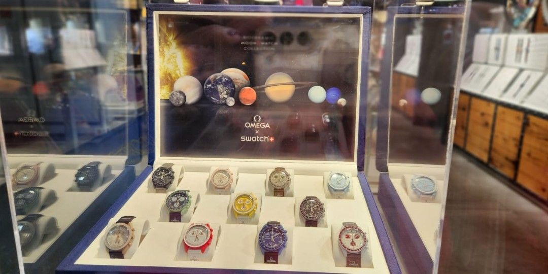 Swatch Omega Planet Series, Luxury, Watches on Carousell