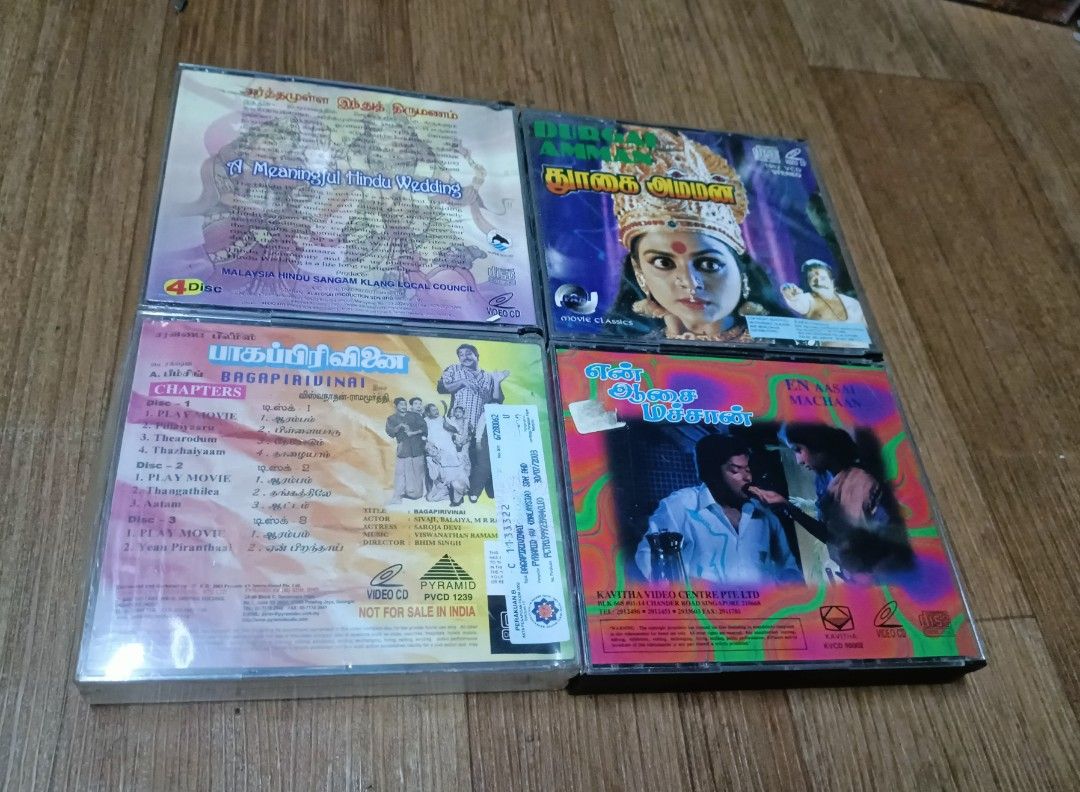 Tamil movie VCD Double Box disc.. Rare Box.., Hobbies & Toys, Music ...