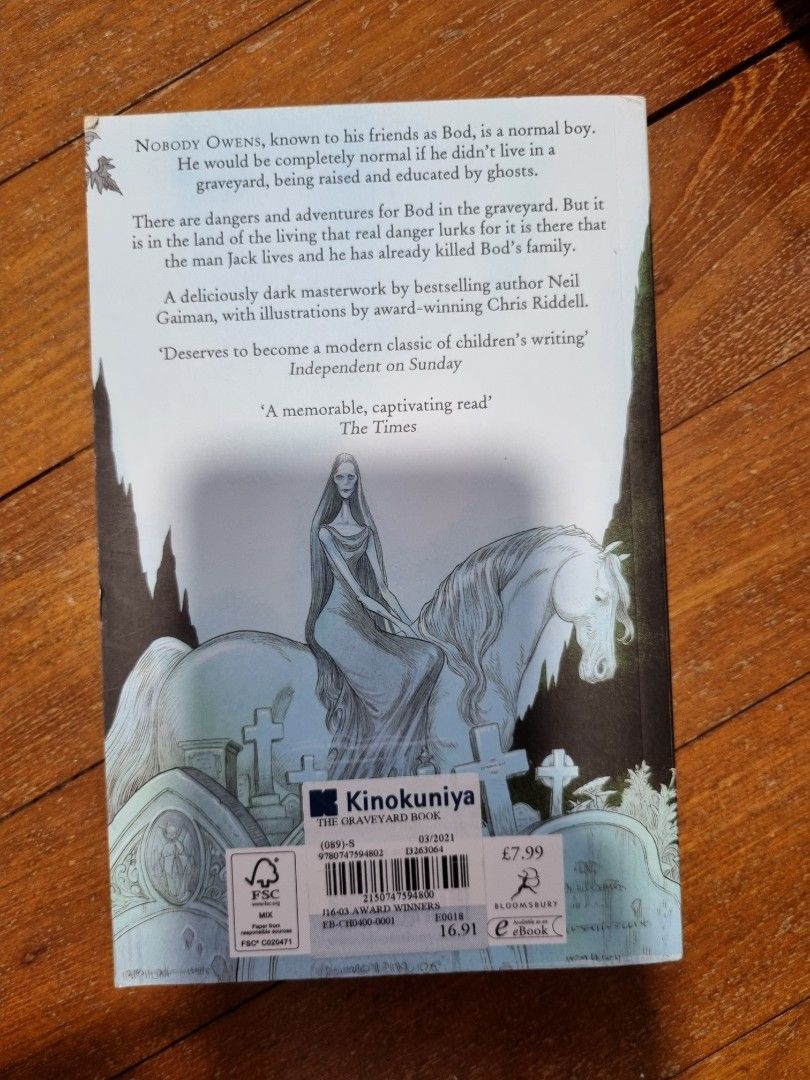 The Graveyard Book by Neil Gaiman, Hobbies & Toys, Books & Magazines ...