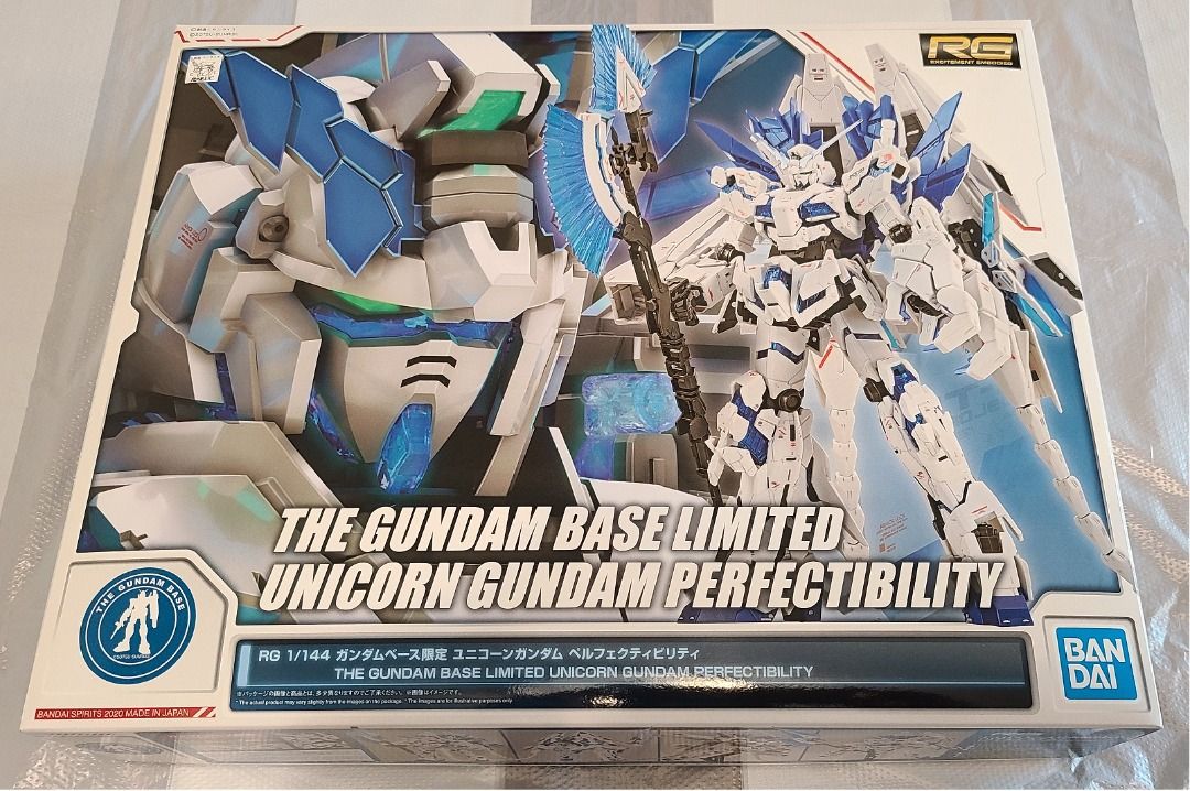 全新靚盒The Gundam Base Limited Unicorn Gundam Perfectibility, 興趣及遊戲, 玩具 ...