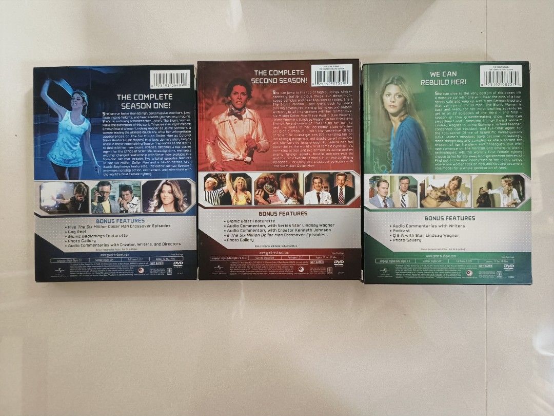 The Six Million dollar man complete collection Time life set + Bionic ...