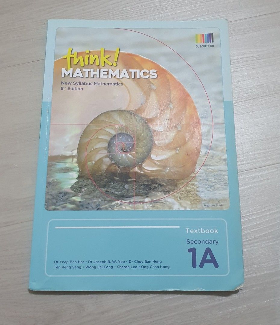 Think! Mathematics 1A textbook, Hobbies & Toys, Books & Magazines ...