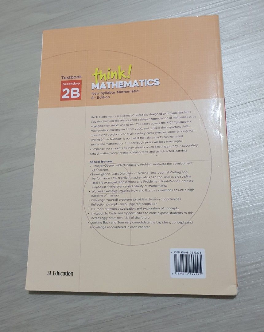 Think! Mathematics Textbook 2A & 2B, Hobbies & Toys, Books & Magazines ...