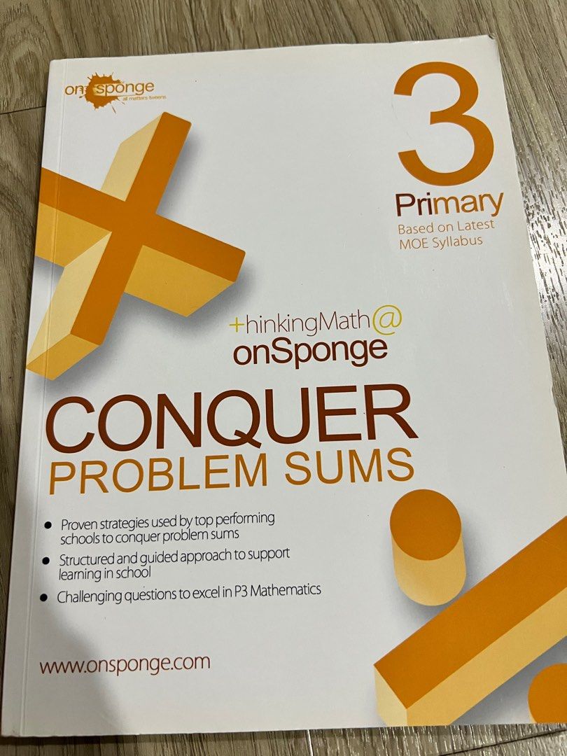 Thinking Math-Conquer Problem Sums Primary 3, Hobbies & Toys, Books ...