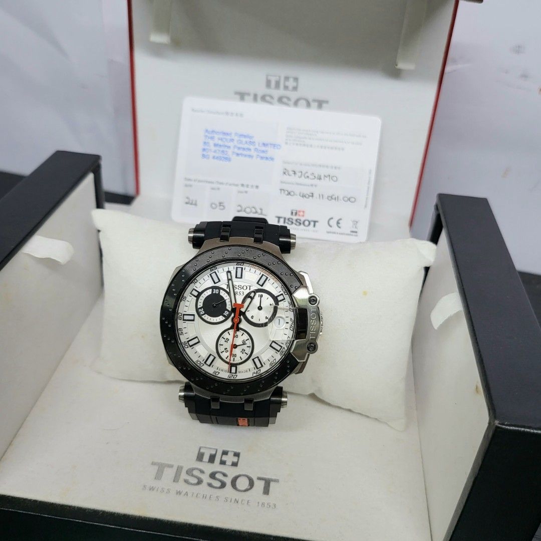 TM-TISSOT T-Race T120.407 11 Quartz Chronograph, Men's Fashion, Watches ...