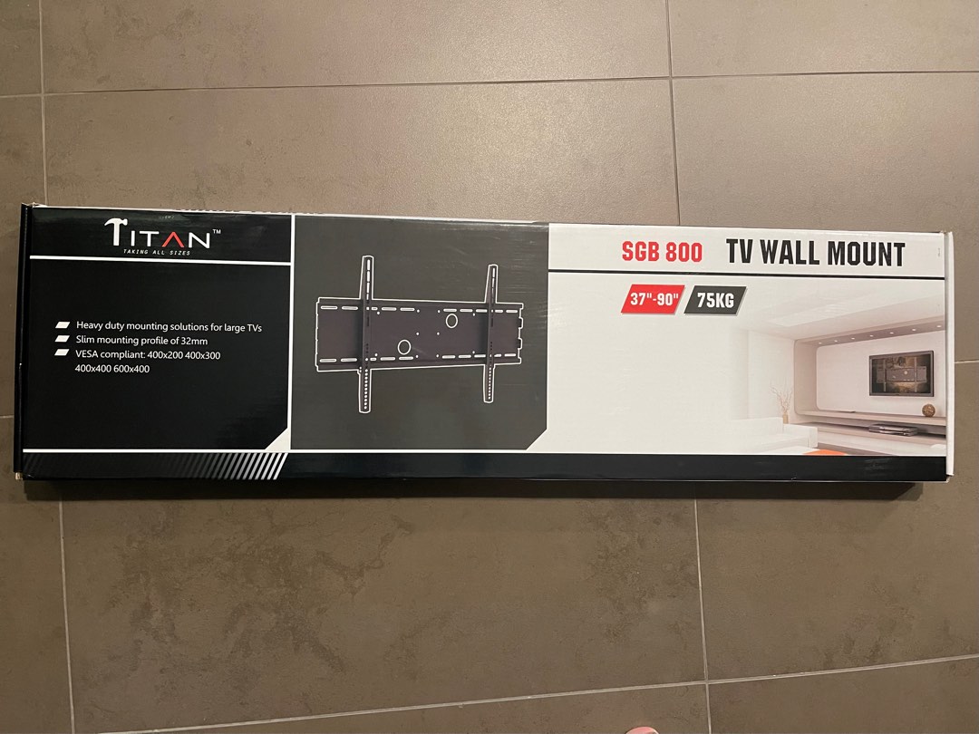 Titan tv wall mount bracket, TV & Home Appliances, TV & Entertainment ...