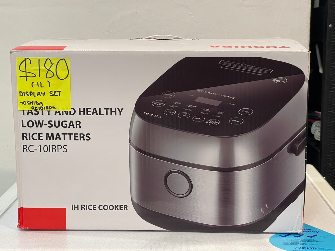TOSHIBA RC-10IRPS LOW GI IH RICE COOKER (1.0L) Display Set $180, TV ...