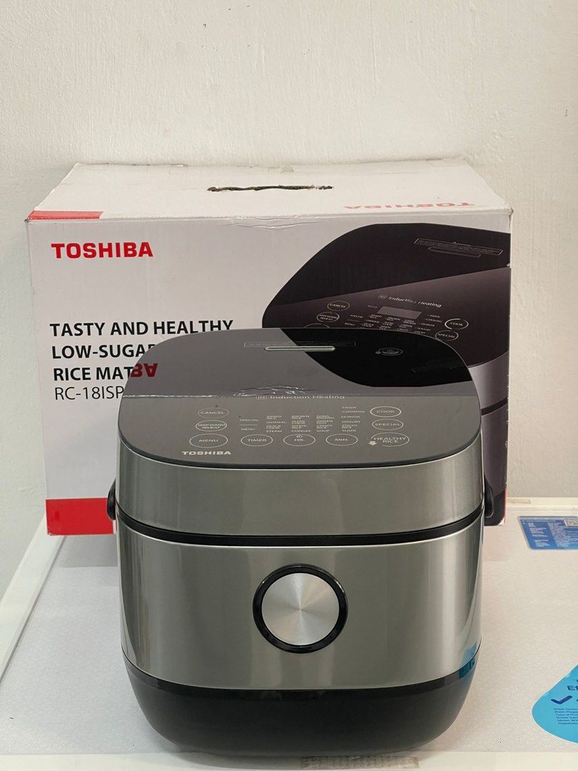 TOSHIBA RC-18ISPS LOW GI IH RICE COOKER (1.8L), TV & Home Appliances ...