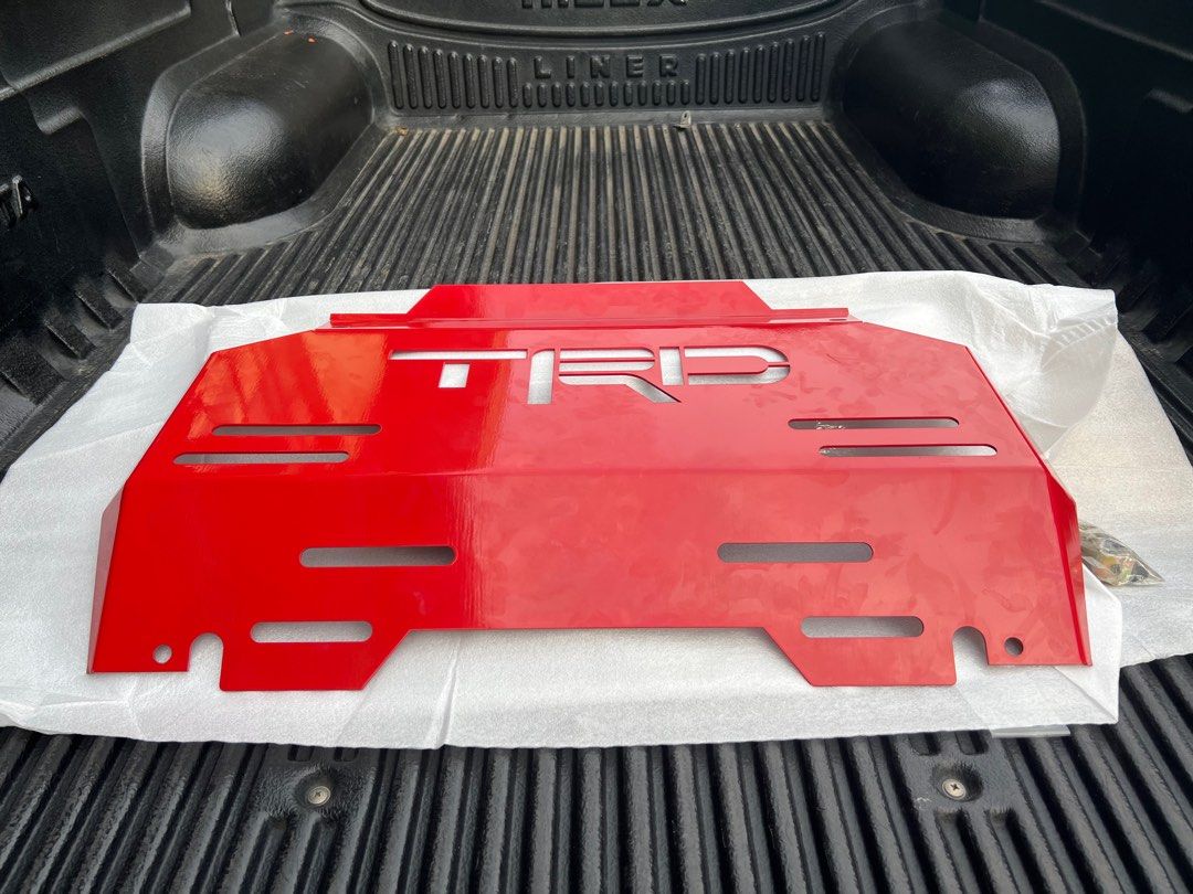 TRD Red Edition Skid Plate, Car Parts & Accessories, Body Parts and ...