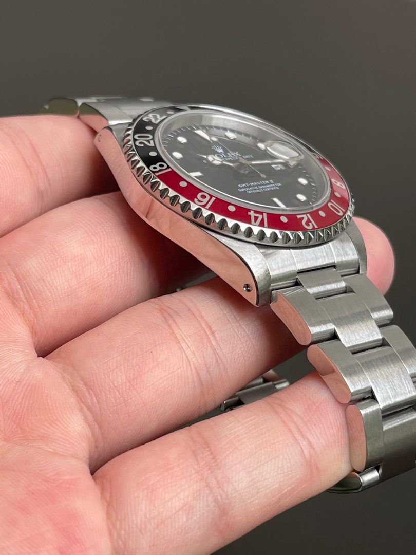 Tritium Rolex Coke Gmt master 2 16710, Luxury, Watches on Carousell