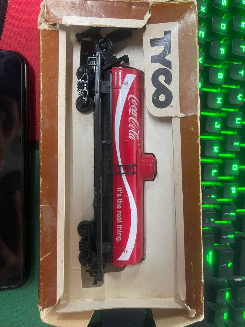 TYCO Coca-Cola COKE SINGLE DOME 40' TANKER CAR HO, Hobbies & Toys, Toys ...