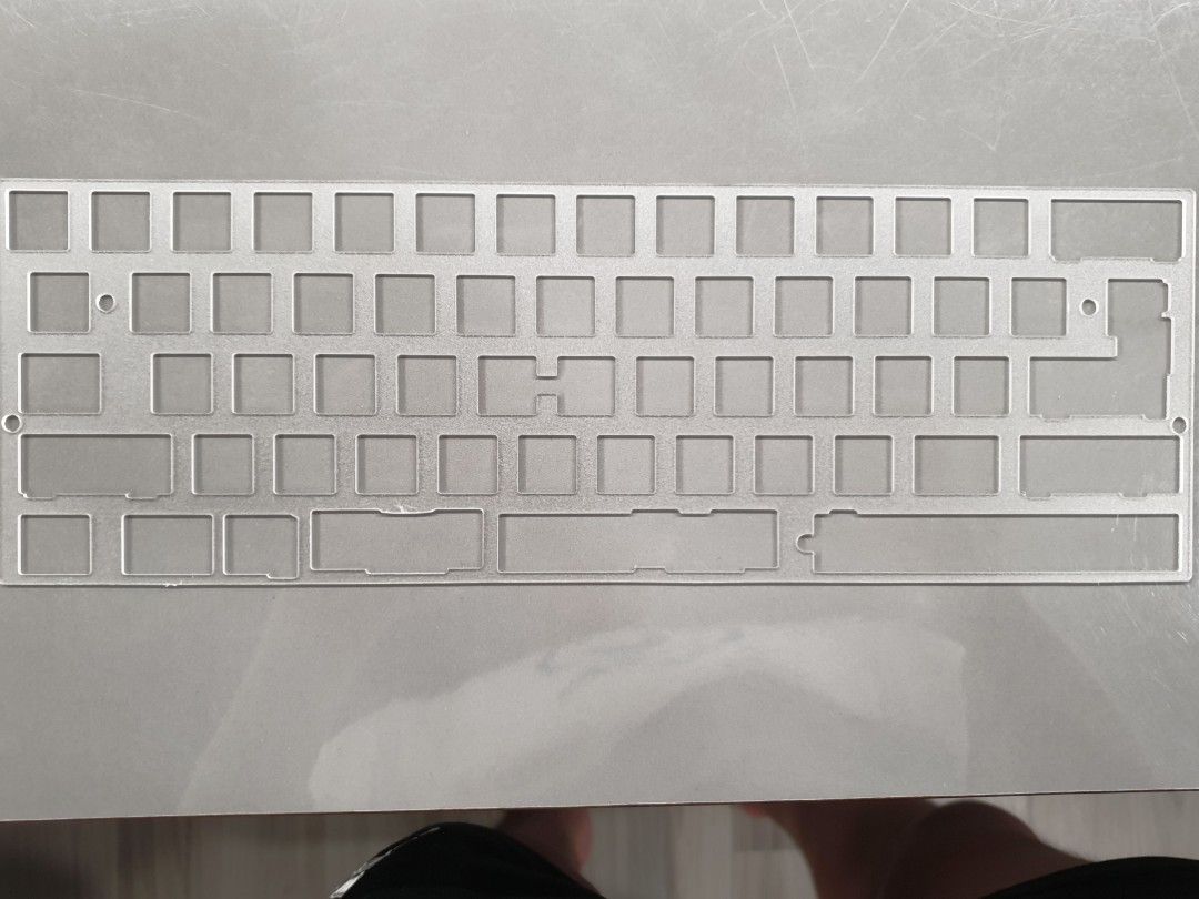 Universal polycarbonate plate for 60 percent keyboard. (2.25u ...