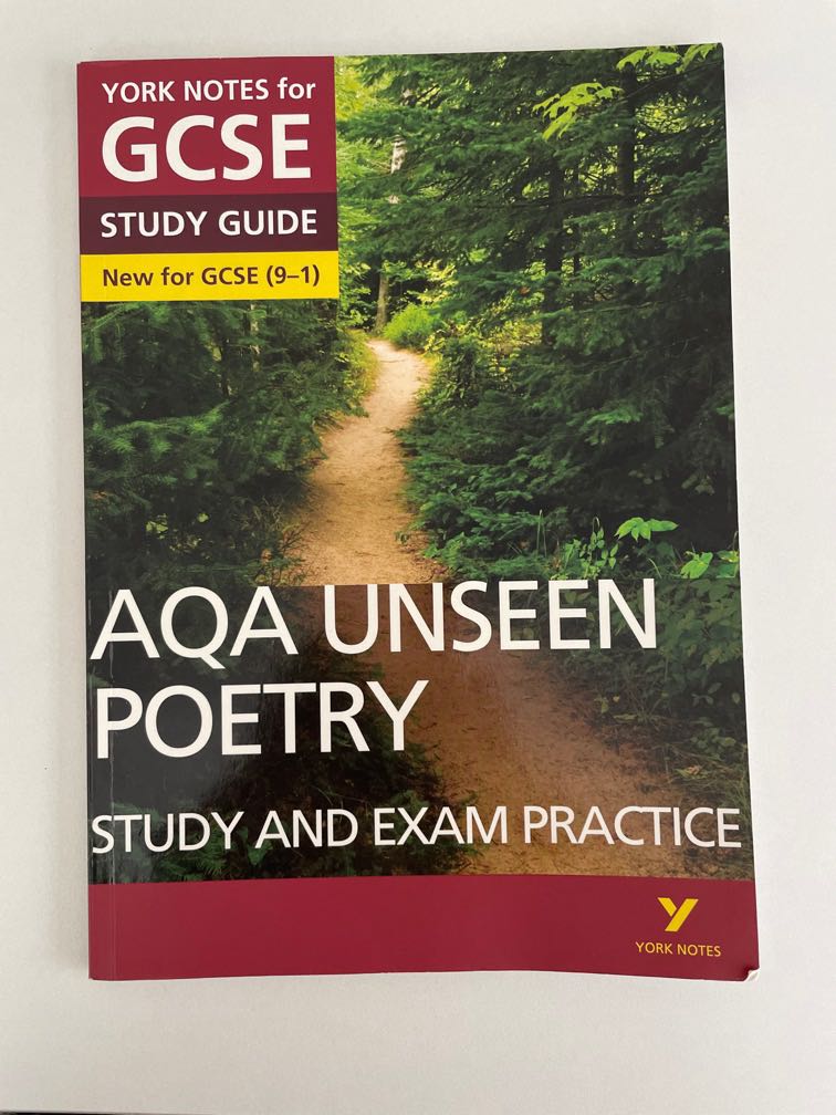Unseen Poetry Study Guide, Hobbies & Toys, Books & Magazines, Textbooks ...