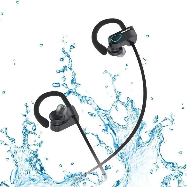 Upgraded SHARKK Flex 2o Bluetooth Headphones Wireless IP67 Sweatproof ...