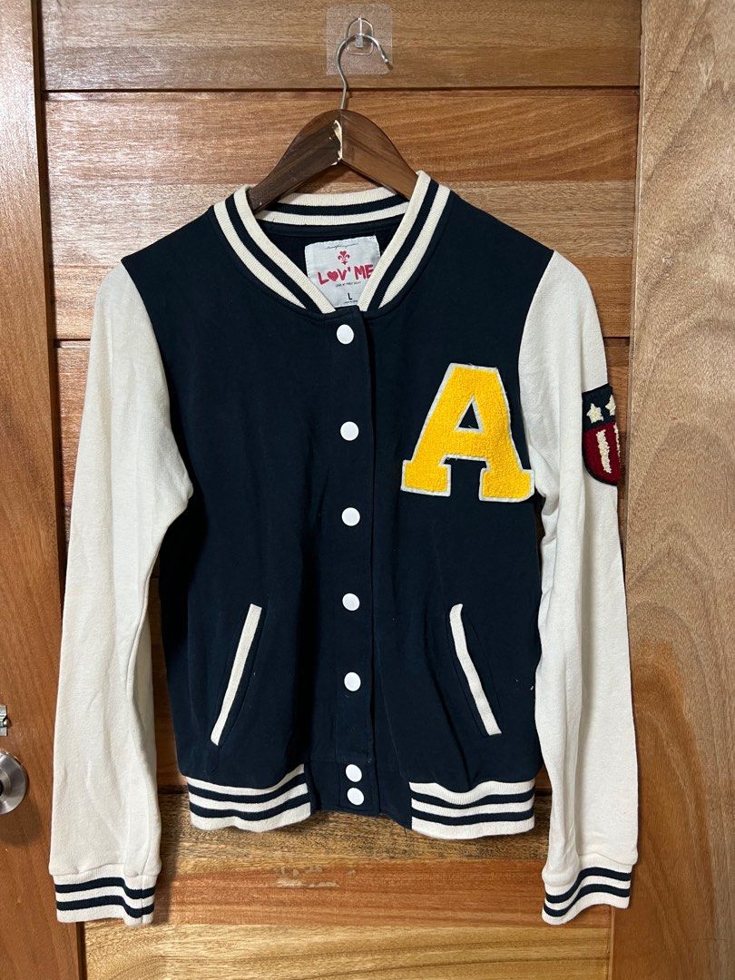 Varsity Jacket, Women's Fashion, Coats, Jackets and Outerwear on Carousell