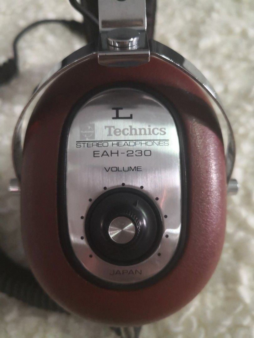 Vintage 1970 Technics Stereo Headphone EAH-230 Japan, Hobbies & Toys, Memorabilia & Collectibles ...
