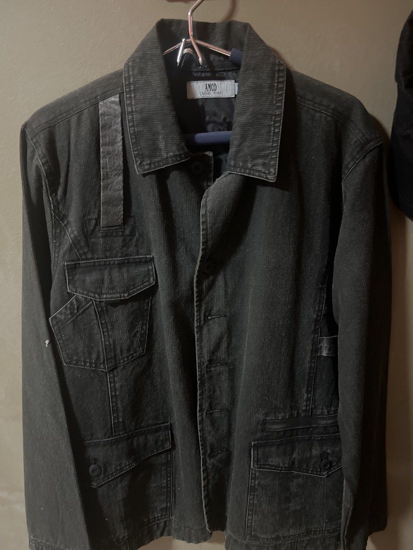 Vintage Black Denim Jacket, Men's Fashion, Coats, Jackets and Outerwear on Carousell