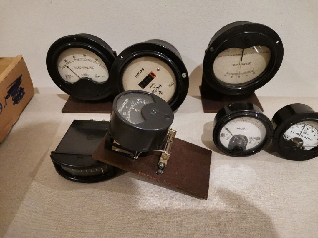Vintage current meters, decibel meter x7, Hobbies & Toys, Memorabilia ...