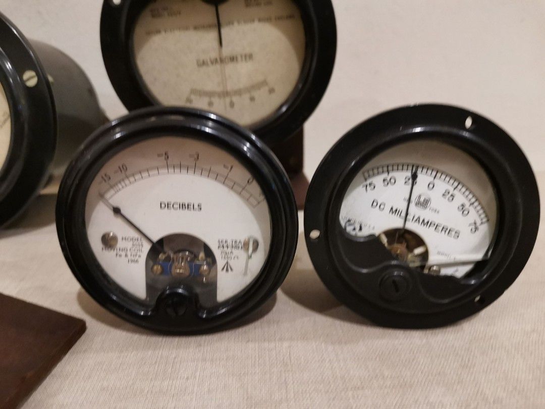 Vintage current meters, decibel meter x7, Hobbies & Toys, Memorabilia ...