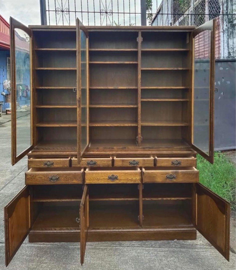 Vintage display cabinet, Furniture & Home Living, Furniture, Shelves ...