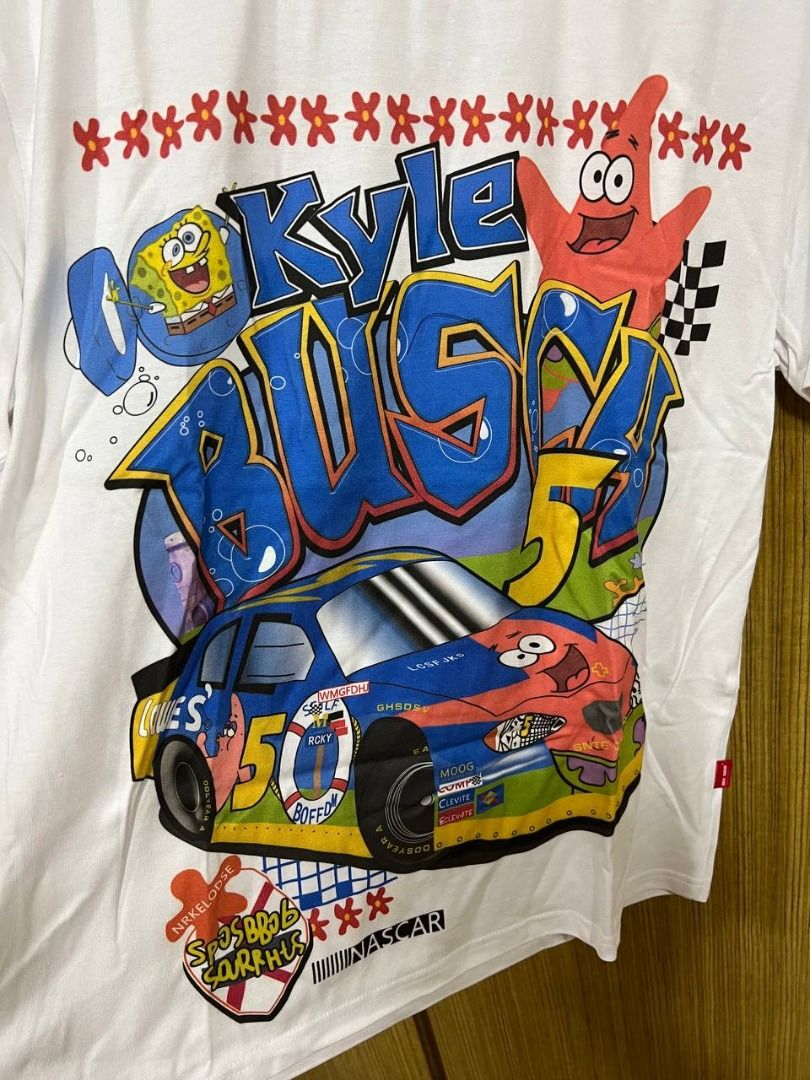 Vintage Kyle Busch Spongebob T-Shirt, Men's Fashion, Tops & Sets ...