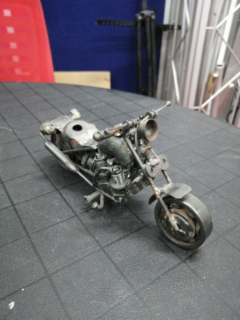 Vintage Metal Harley Davidson Motorcycle Model, Hobbies & Toys ...