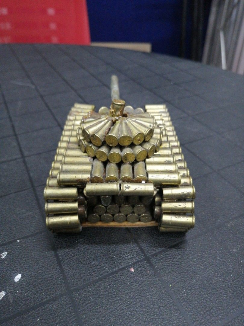 Vintage Model of Tank Made from Bullet Casings, Hobbies & Toys ...