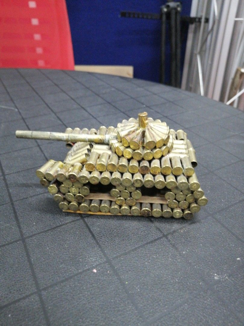 Vintage Model of Tank Made from Bullet Casings, Hobbies & Toys ...