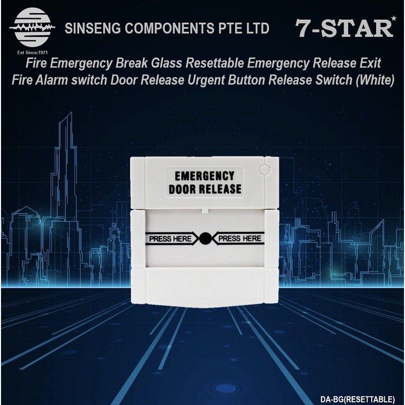 Reset Breakglass Emergency Release Exit Alarm Door Release Button ...