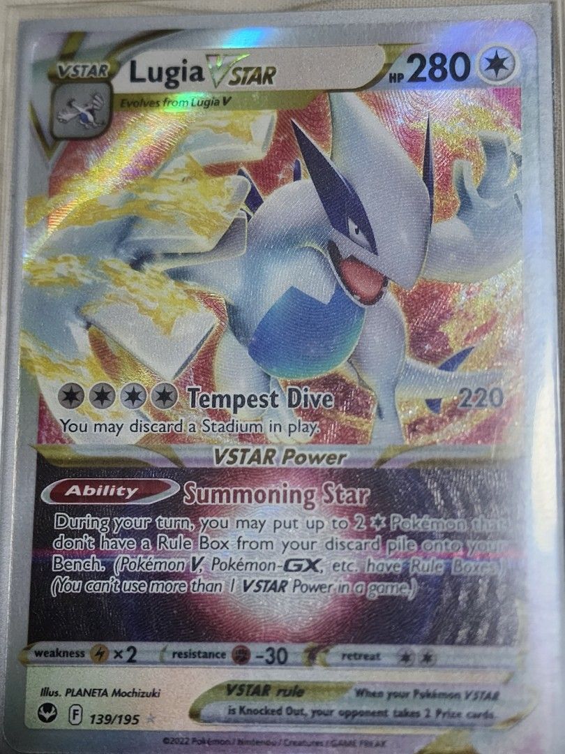 Wts lugia full art and lugia v star, Hobbies & Toys, Toys & Games on ...