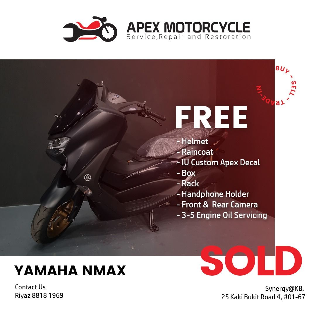 Yamaha NMAX, Motorcycles, Motorcycle Accessories on Carousell