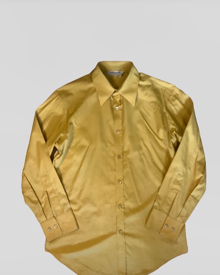 YSL mustard yellow longsleeves, Men's Fashion, Tops & Sets, Formal ...
